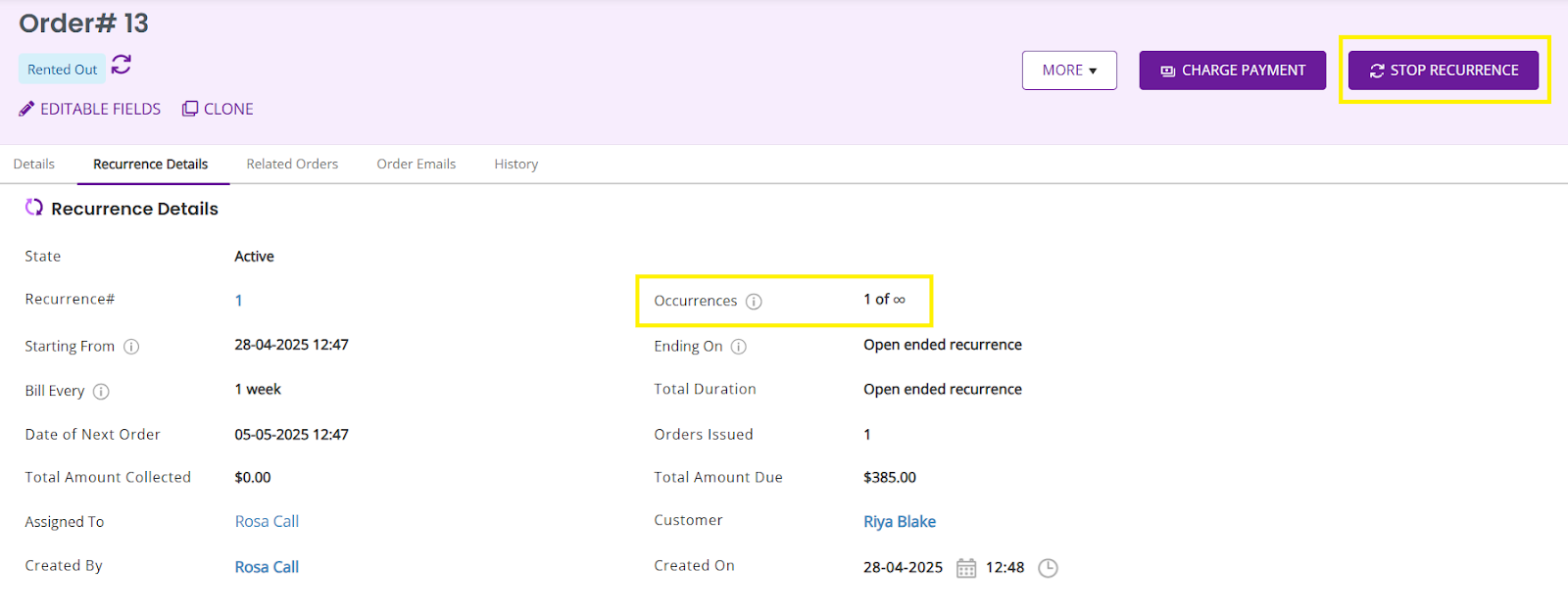 [How-to-] Manage Recurring Orders in EZRentOut
