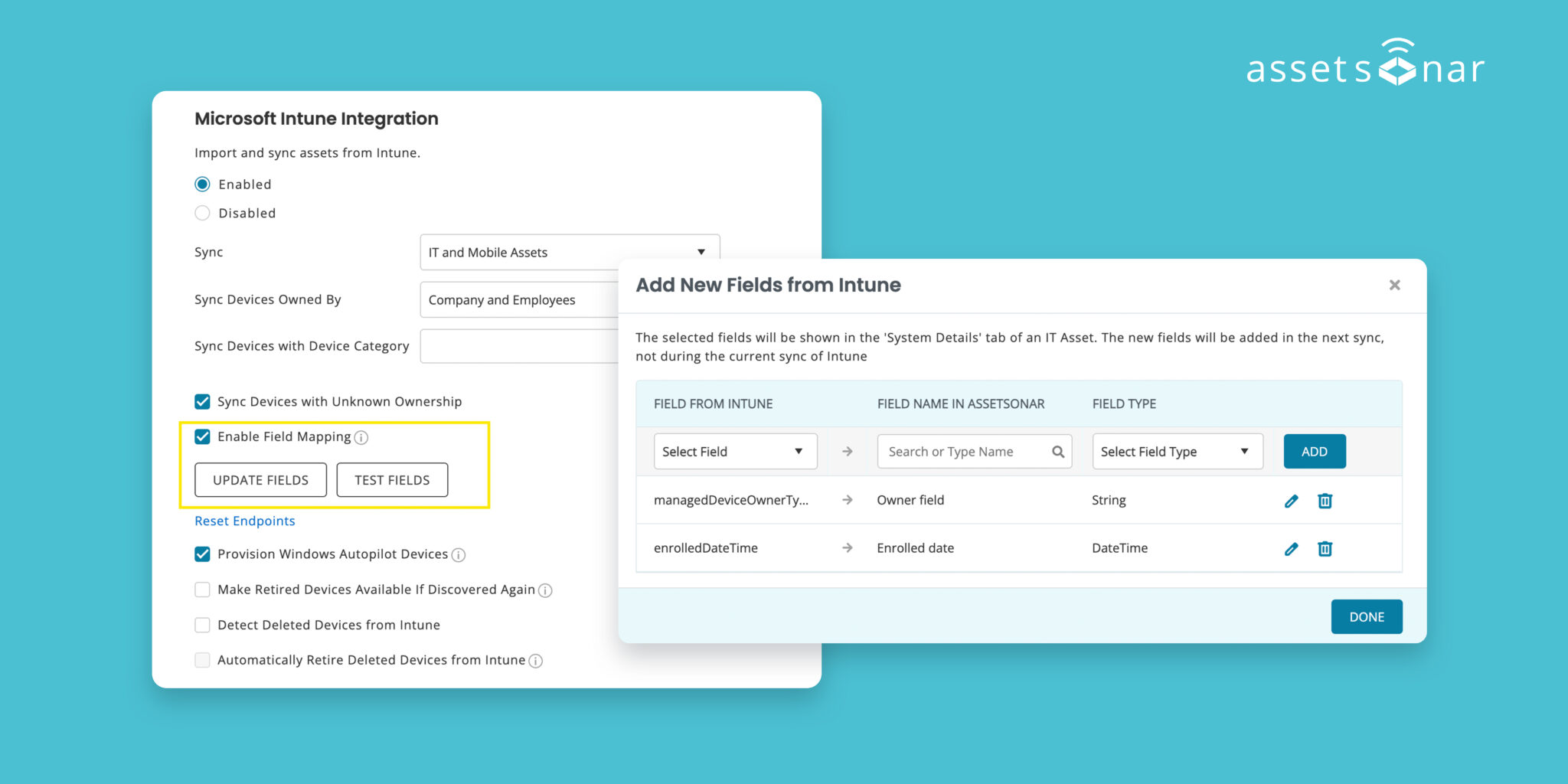 [How-to] Map Fields for MDM Integrations in AssetSonar