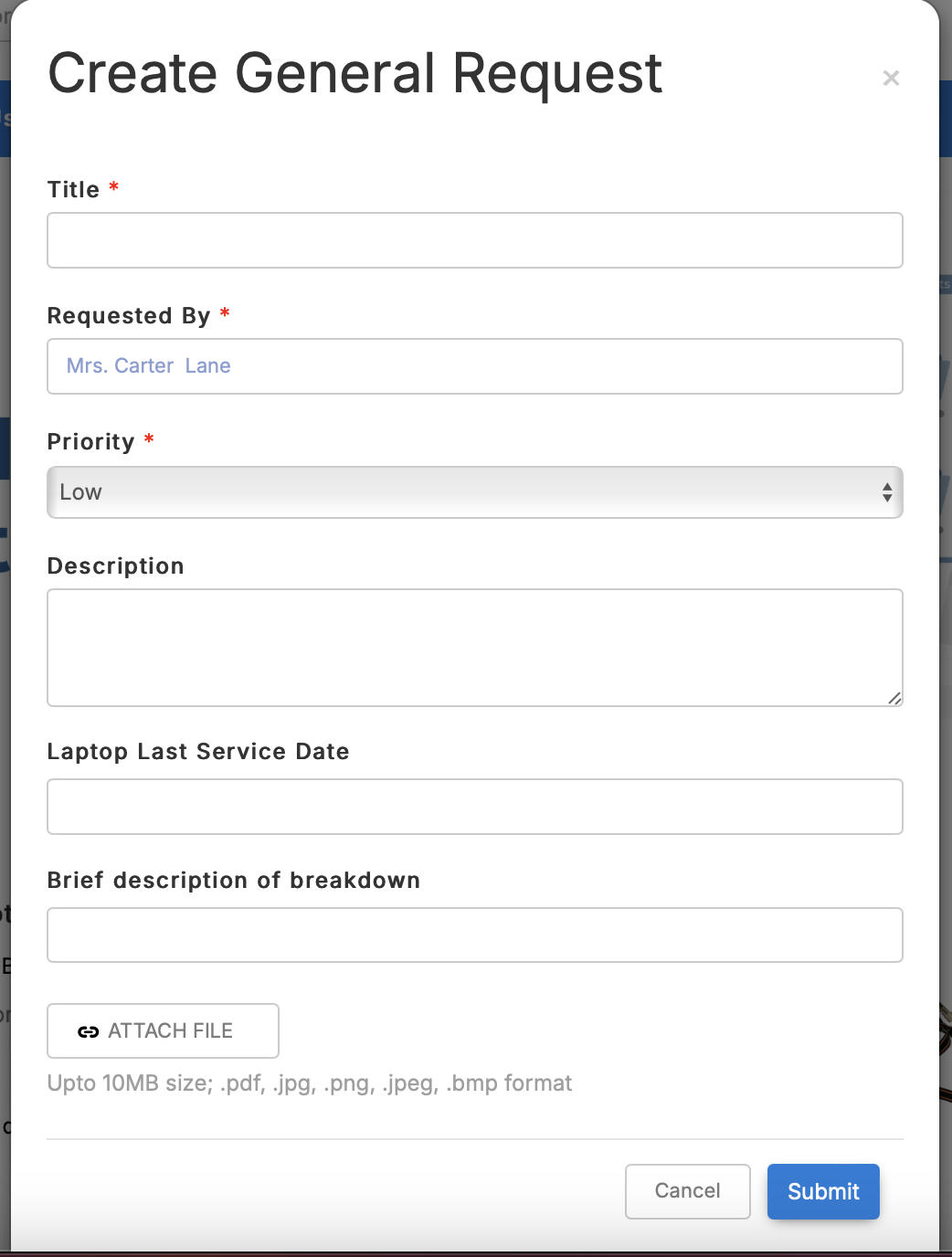 [How-to] Create General Requests Using the EZO Request Portal