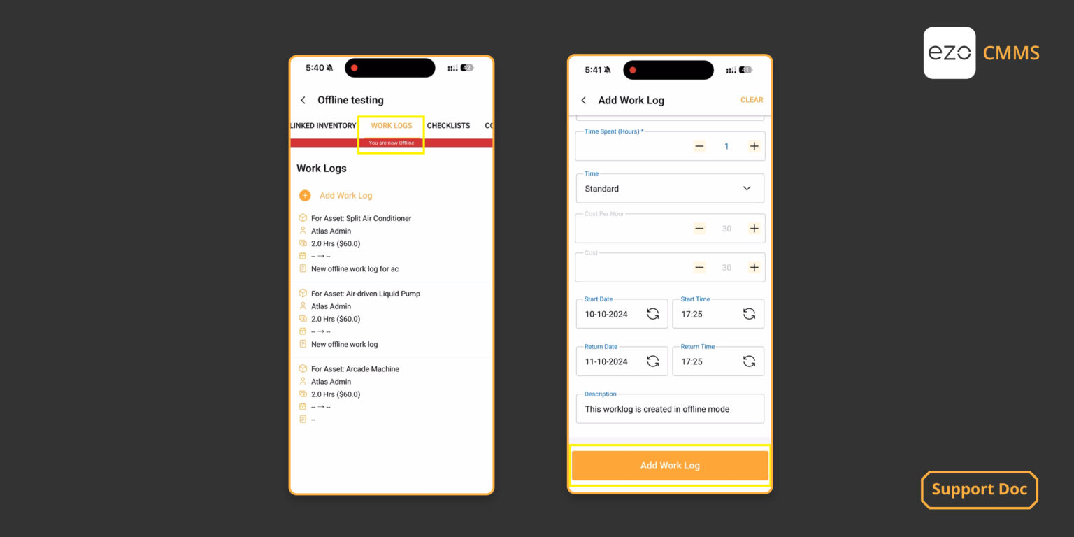 [How-to] Use the EZO CMMS Offline Mobile App?