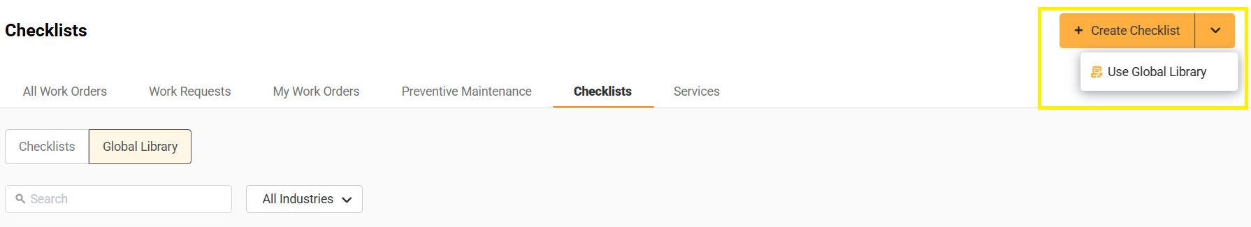 [How-to] Use the Checklist Global Library in EZO CMMS